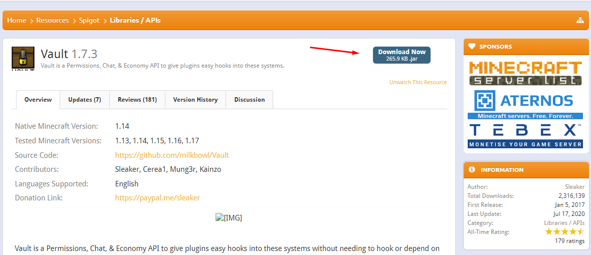 Skript Vault Bağlama - Batihost Wiki
