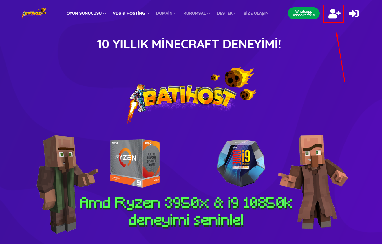 Batihost.com ile Minecraft Sunucu Kurma - Batihost Wiki