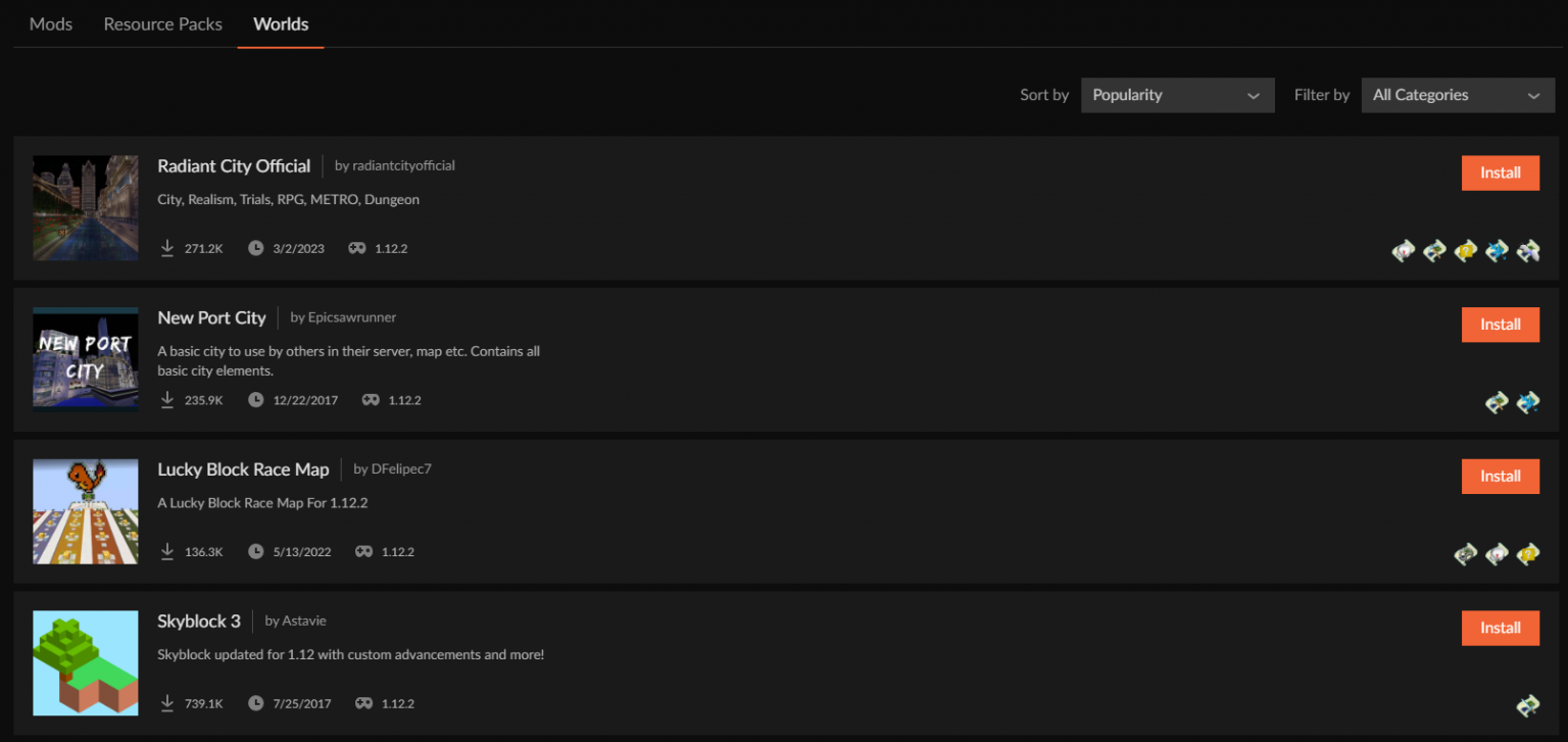 CurseForge Launcher ile Mod Yükleme - Batihost Wiki