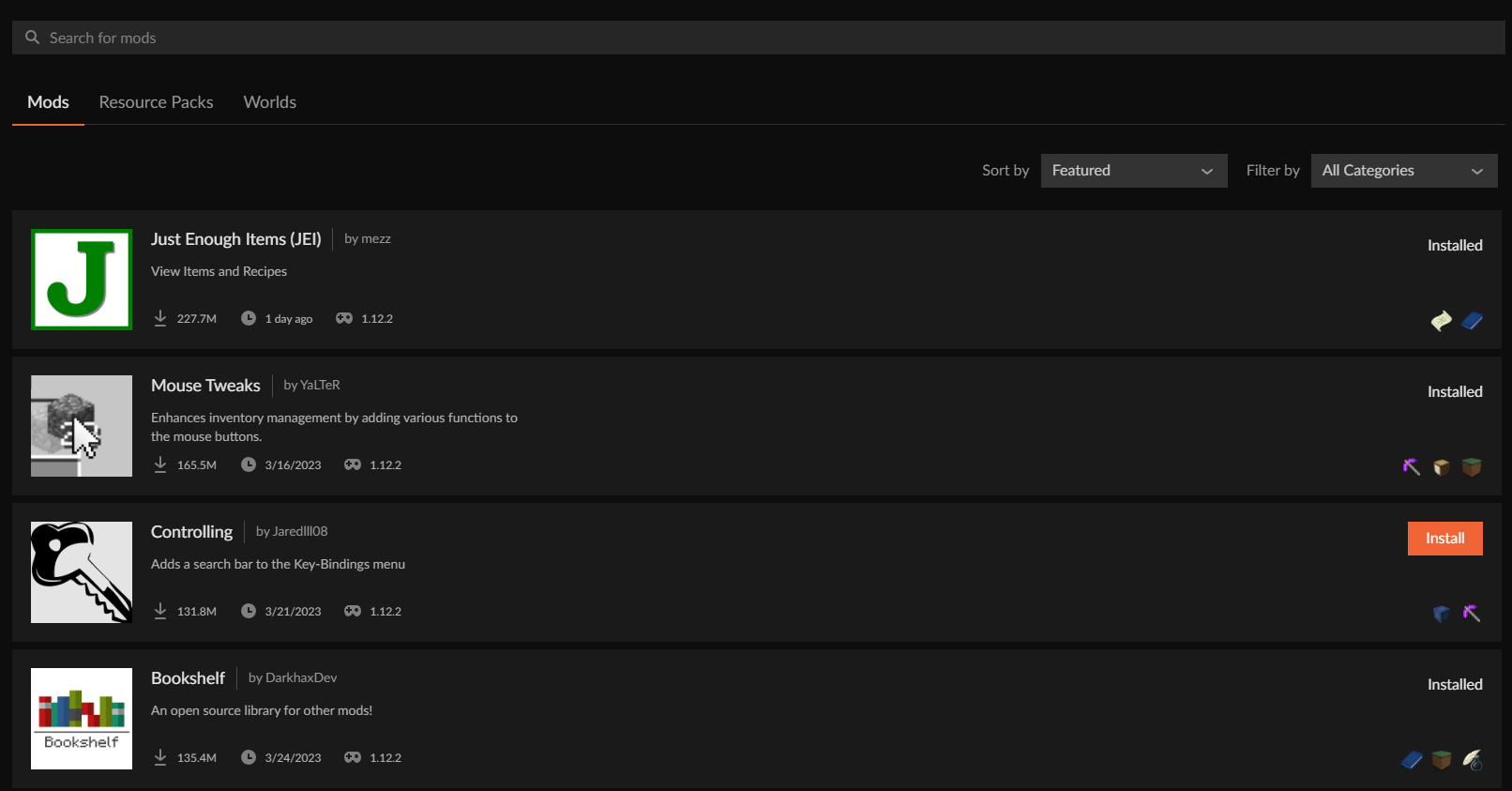 CurseForge Launcher ile Mod Yükleme - Batihost Wiki